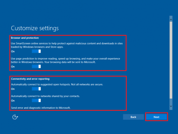 [Windows 10] How to go through Windows initial setup