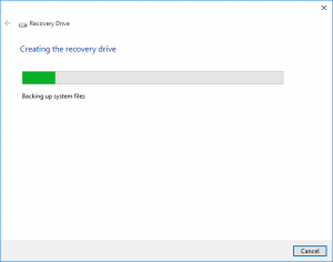 [Windows 10] How to create recovery media with USB flash memory
