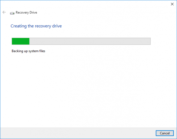 [Windows 10] How to create recovery media with USB flash memory