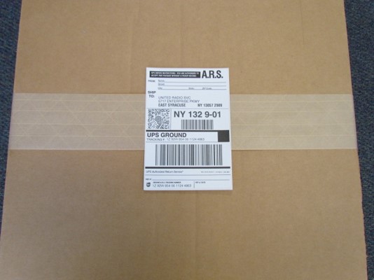 Return shipping reference guide