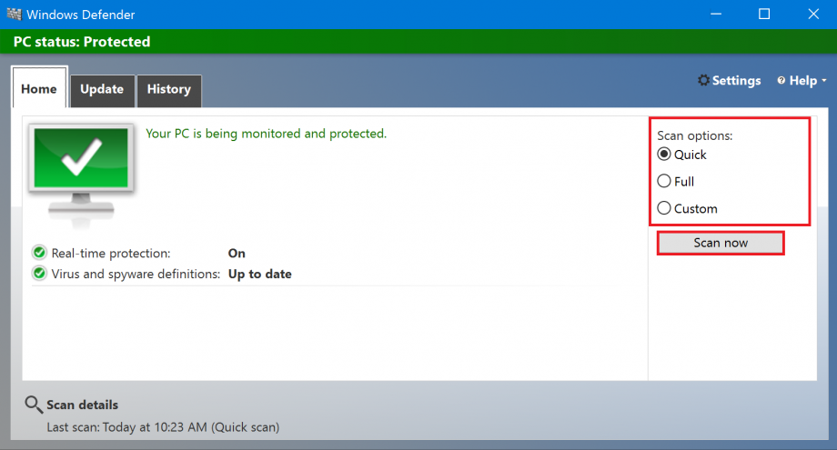 [Windows 10] How to update to the most current virus and spyware ...