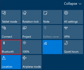 [Windows 10] How to enable/disable Bluetooth