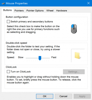 [Windows 10] How to change the mouse settings
