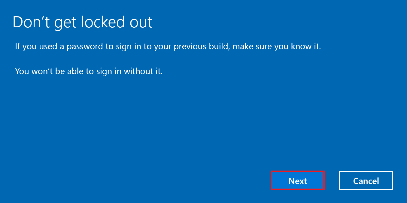 Windows 10 How To Revert Back To The Previous Version Of Windows 10