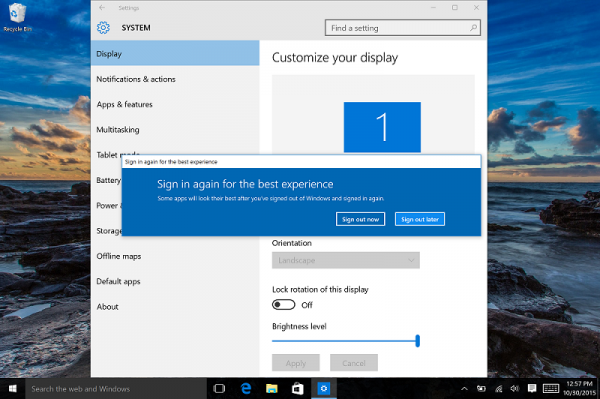 [Windows 10] How to change the font size displayed on Windows