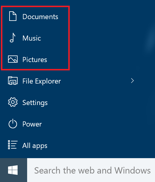 [Windows 10] How to display folders such as “Document” and “Picture” on ...