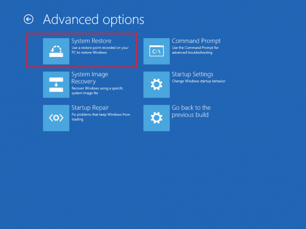 [Windows 10] How to perform a System Restore