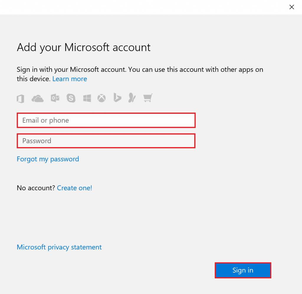 [Windows10] For “Mail” of the Windows Store app
