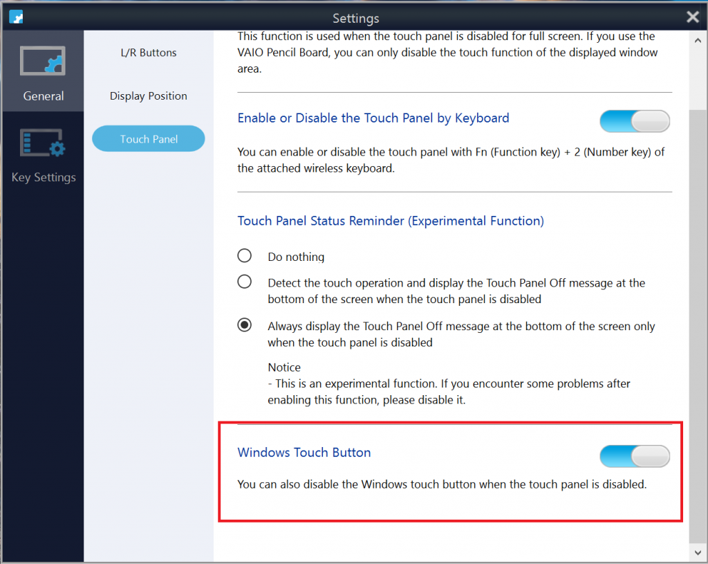 [VJZ12A*] About the additional function of VAIO Button Control