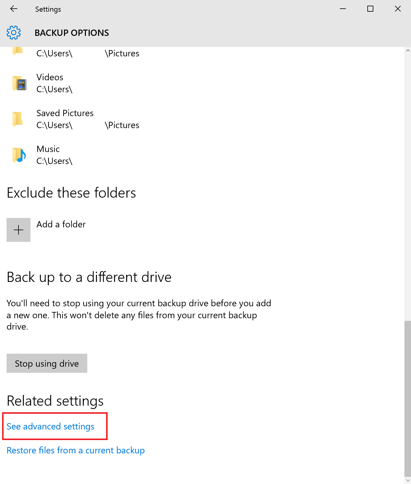 [Windows 10] How to back up using file history