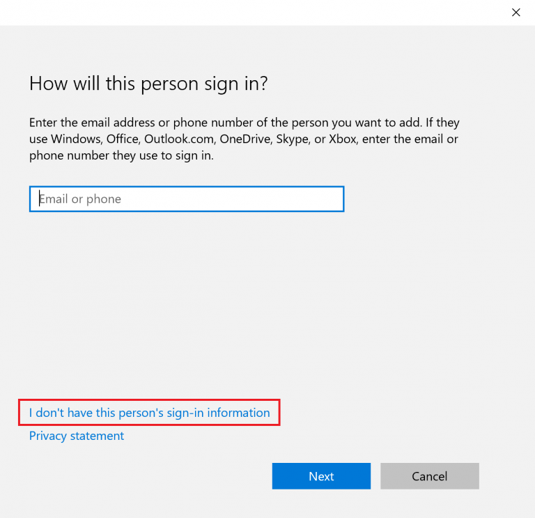 [Windows 10] How to add a Microsoft account