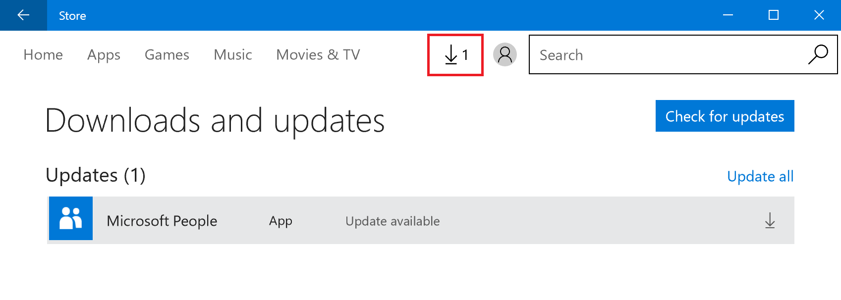 [Windows 10] How to update Windows store app