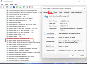 “Intel® Smart Sound Technology Ver.10.29.0.9947” Update Program