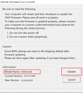 “Intel® ME Firmware Ver.12.0.90.2072” Update Program