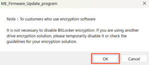 “Intel® ME Firmware Ver. 11.8.98.4781” Update Program